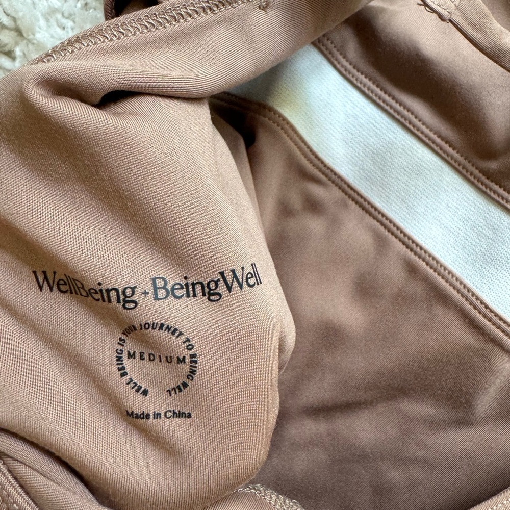 Brown Exercise Dress With Built In Spandex And Bra. O… - Gem